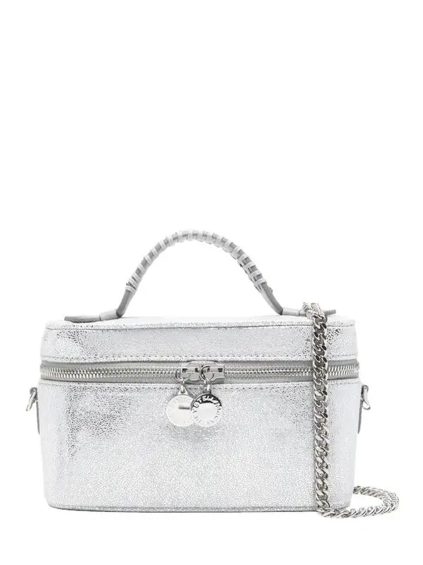 Stella McCartney Metallic Effect Makeup Bag - Silver
