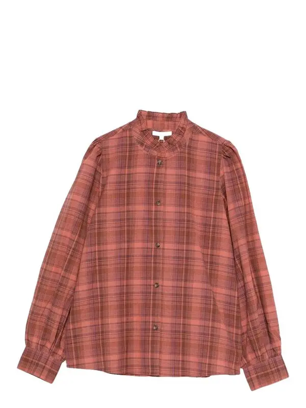 YERSE Norfolk Checked Shirt - Brown