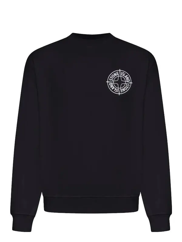 Stone Island Ribbed-knit Crew Neck Sweater - Multicolor