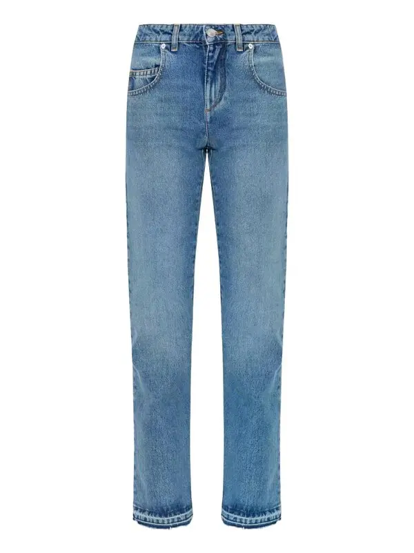 Isabel Marant Étoile Denala Frayed Jeans - Blue