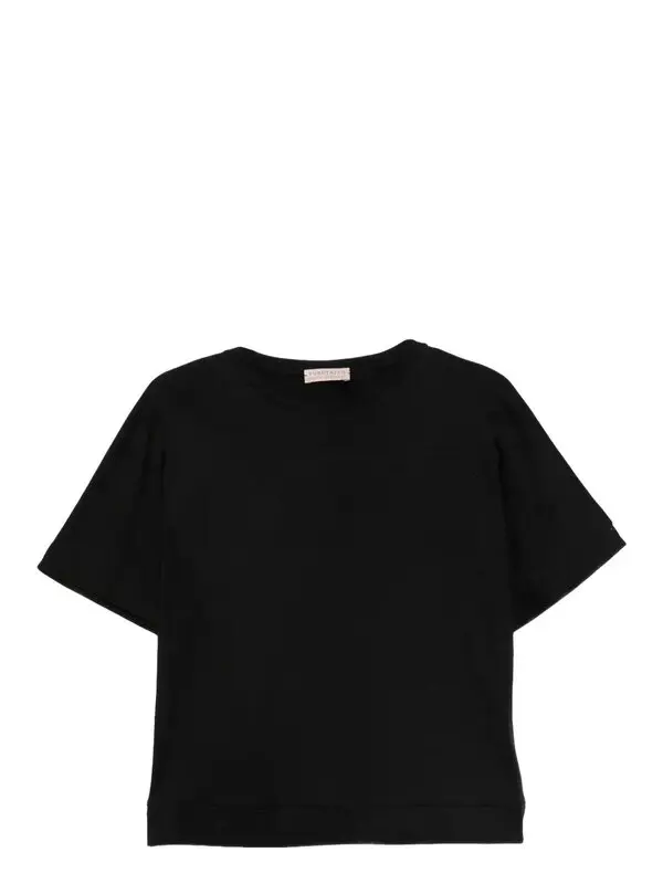 PUROTATTO Crewneck Short-sleeve T-shirt - Black
