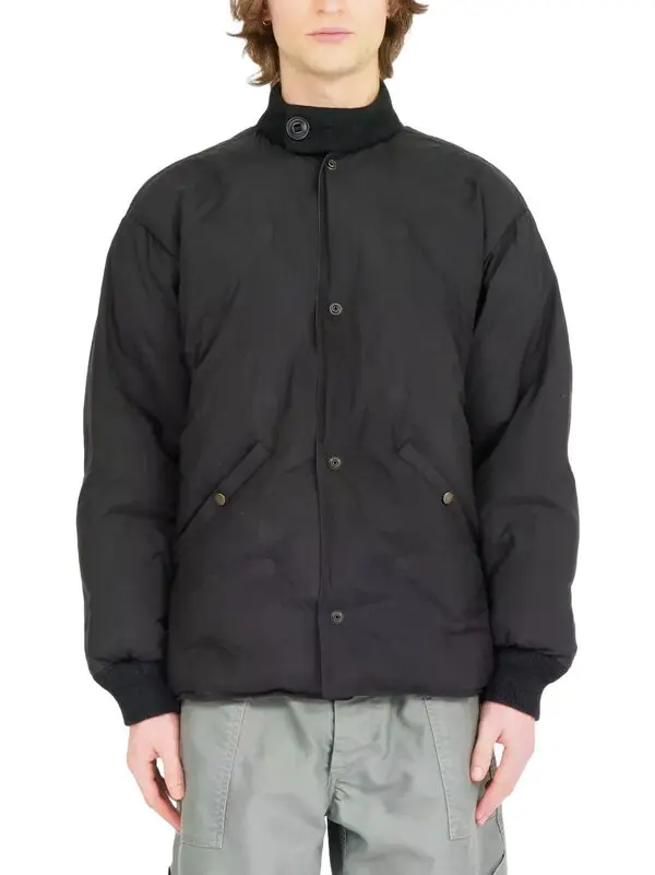 MAISON MARGIELA Padded Jacket With Mock Neck - Black
