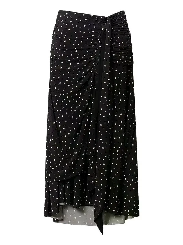 Isabel Marant Gyelle Polka-dot Skirt - Black