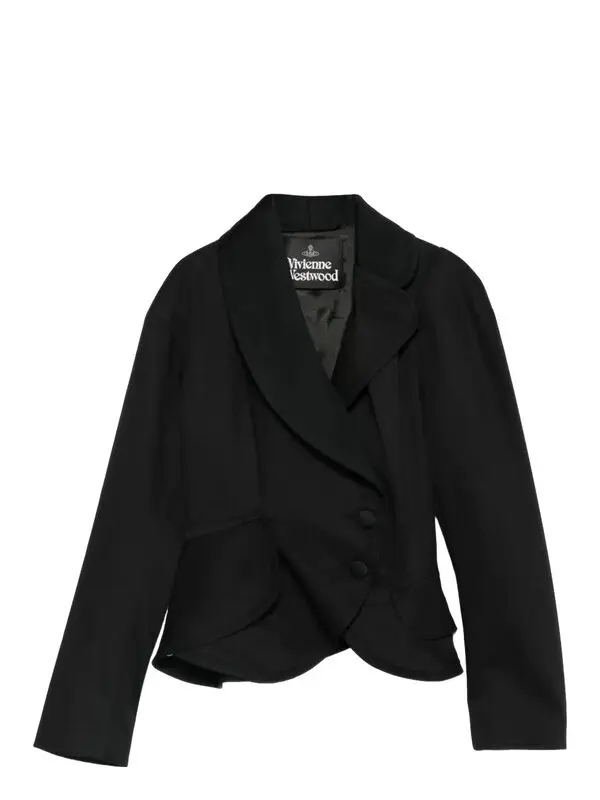 VIVIENNE WESTWOOD Stormy Shawl-lapel Blazer - Black