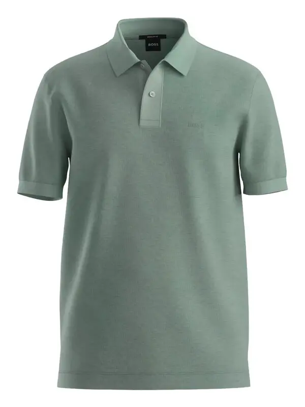 BOSS Buttoned Polo Shirt - Green
