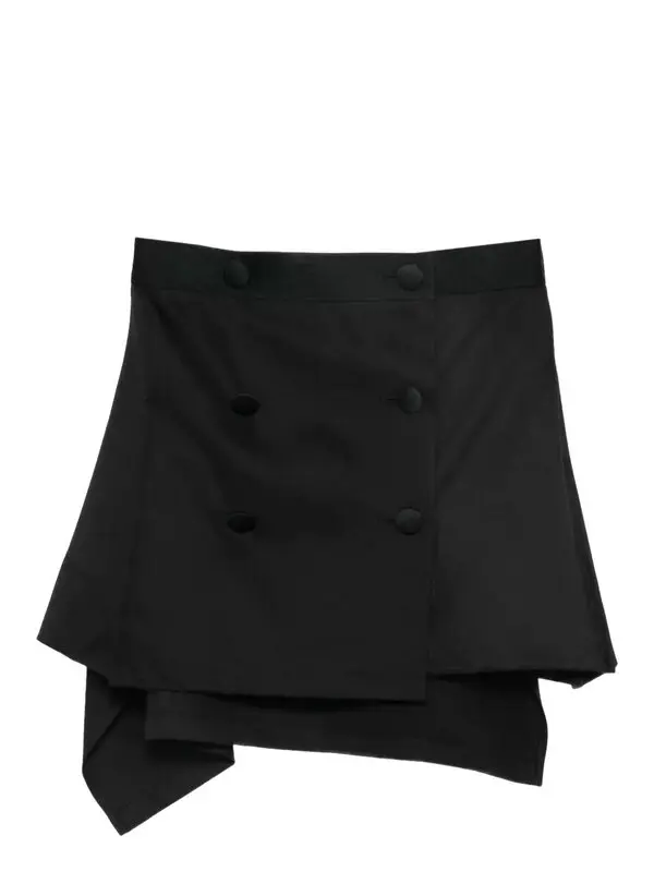 VIVIENNE WESTWOOD Marta Button Mini Skirt - Black