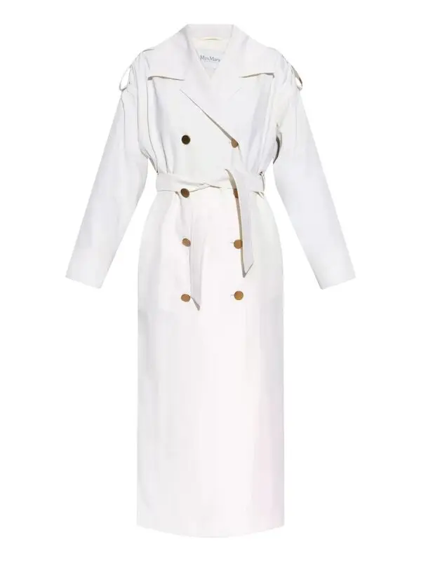 Max Mara Tirana Long Coat - White