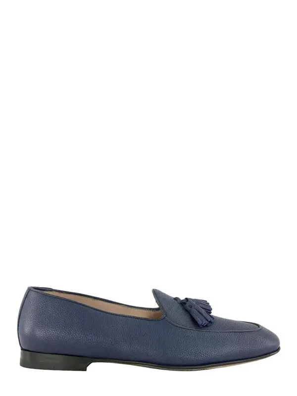 Manolo Blahnik Lennox Tassel-detail Loafers - Blue