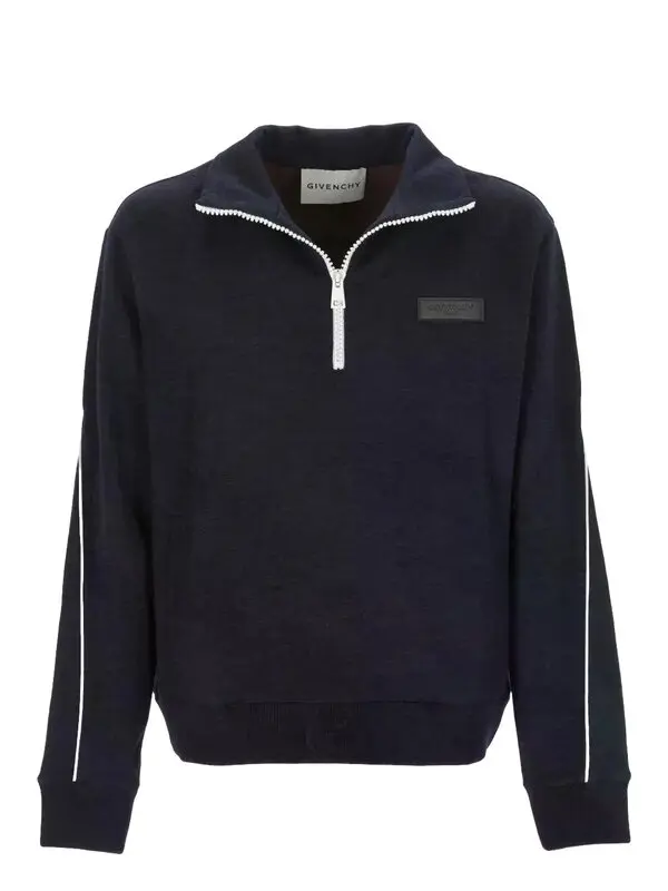 Givenchy Zip Detail Sweater - Blue