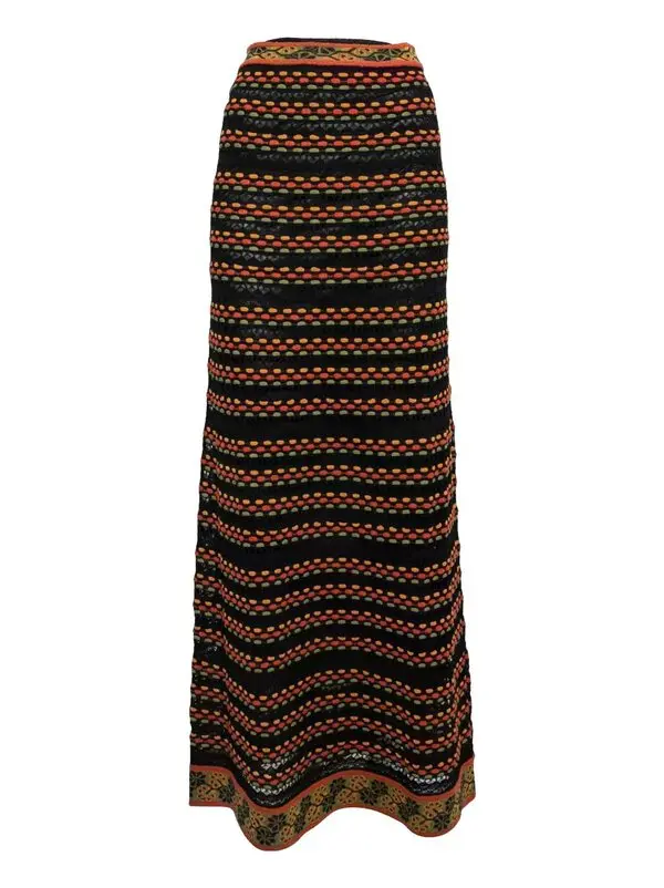 Missoni Knitted Maxi Skirt - Black
