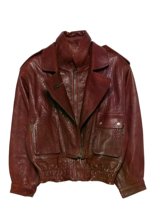 Isabel Marant Aneli Zip Pocket Jacket - Red