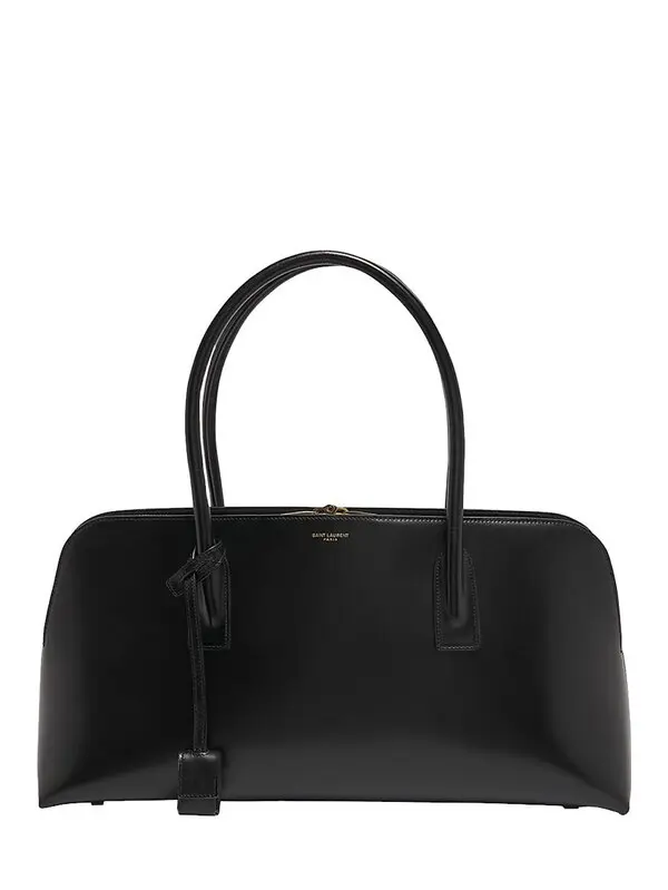 Saint Laurent Sac De Jour Large Bowling Top-handle Bag - Noir