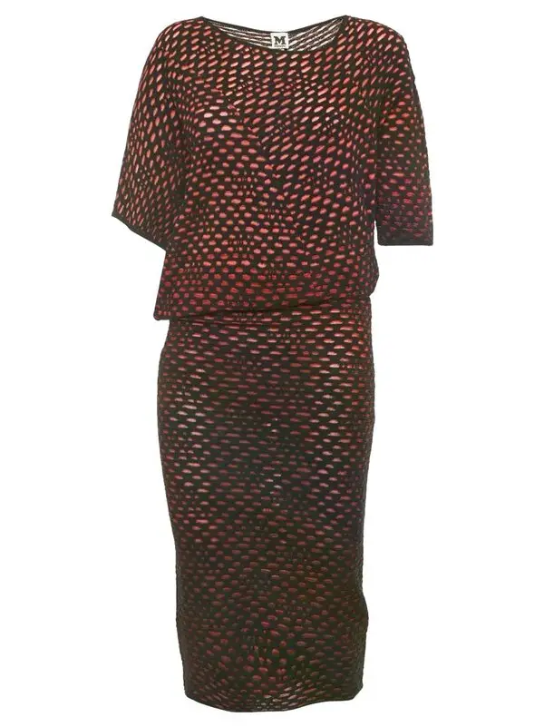 Missoni Knitted Flared Mini Dress - Black