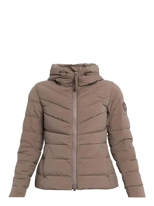 Canada Goose Clair Hooded Down Puffer Jacket - Taupe Grey
