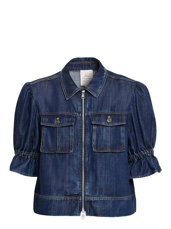 Cinq À Sept Holly Denim Jacket - Mer