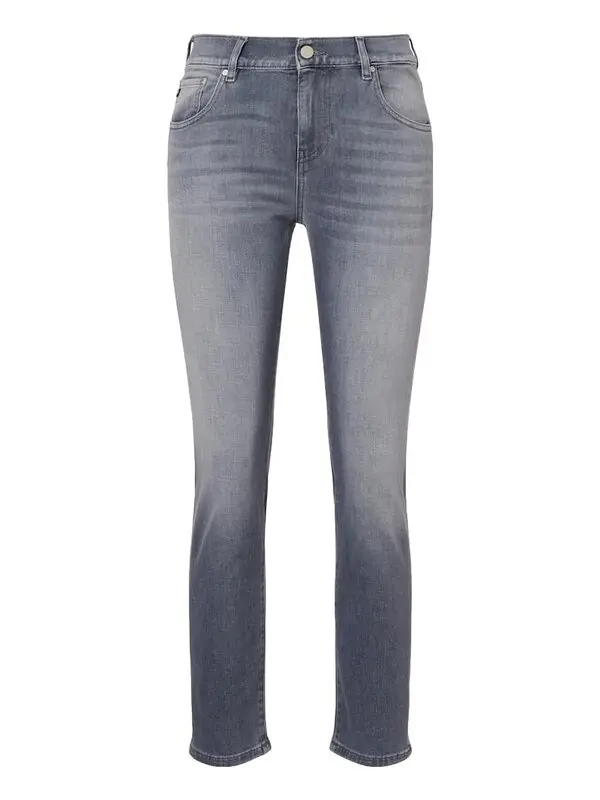 Ag Ex-boyfriend Mid-rise Slim Jeans - Blue