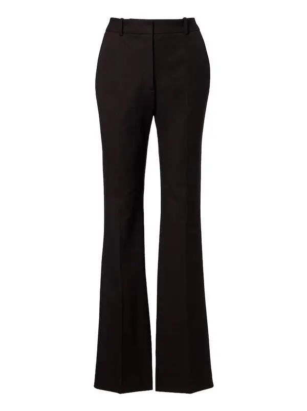 JOSEPH Tafira High-rise Flared Pants - Brown