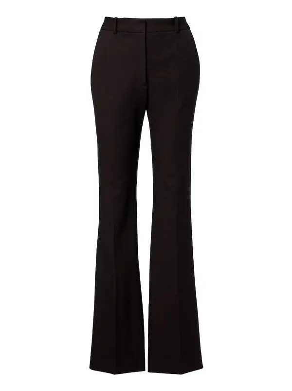 JOSEPH Tafira High-rise Flared Pants - Brown