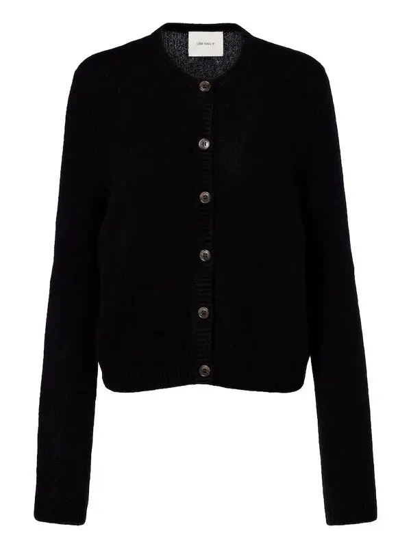 LISA YANG Felicia Cashmere And Silk Cardigan - Black