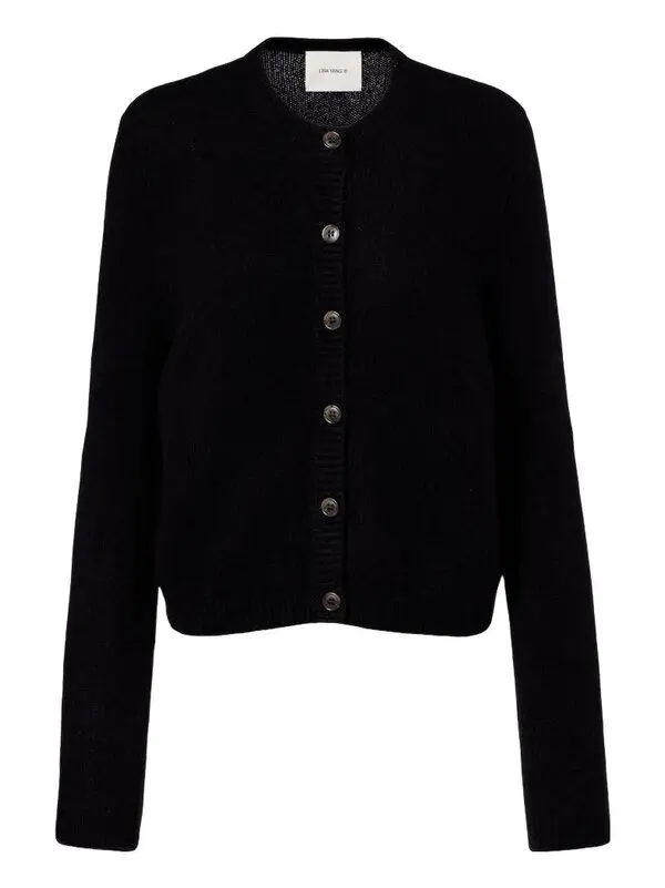 LISA YANG Felicia Cashmere And Silk Cardigan - Black