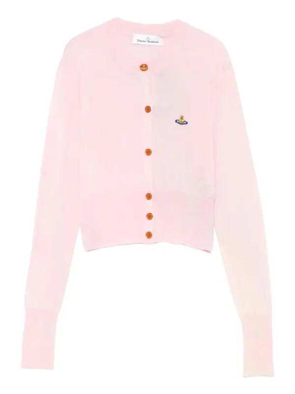 VIVIENNE WESTWOOD Bea Cropped Cardigan - Pink