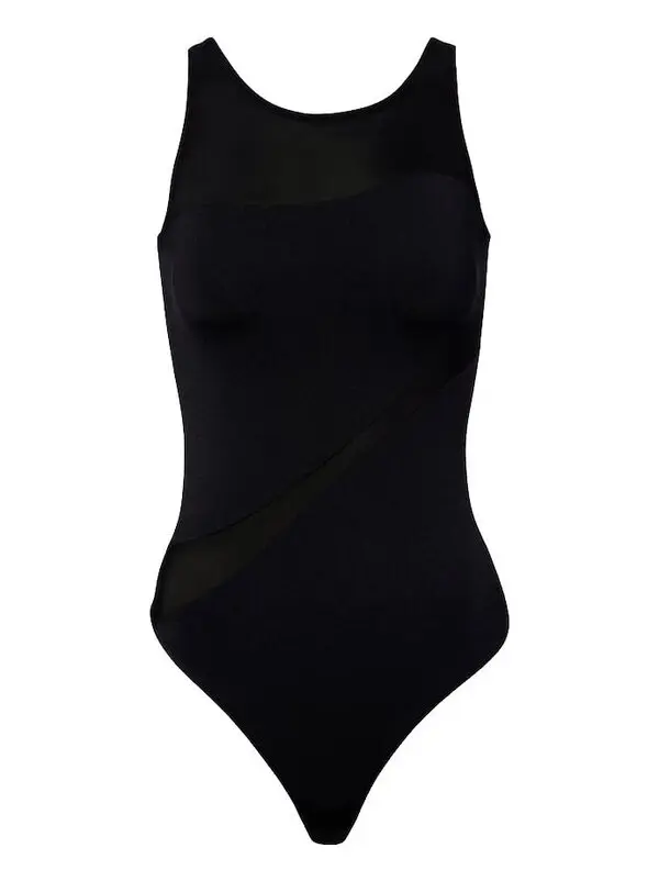 Wolford Shade Paneled Bodysuit - Black