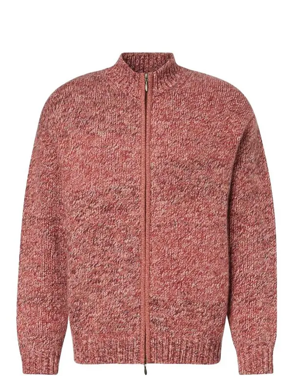 Le Kasha Lamdu Cashmere Cardigan - Burgundy