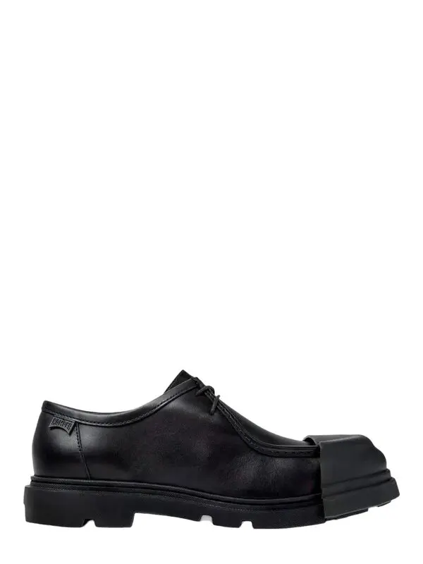 Camper Junction Leather Derby Shoes - Black