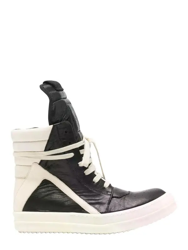 Rick Owens High-top Lace-up Sneakers - Black
