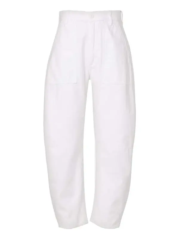 Polo Ralph Lauren High-rise Barrel-leg Jeans - White