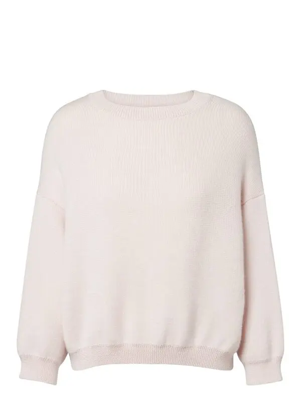 Khaite Sabina Cashmere And Mohair Sweater - Pink