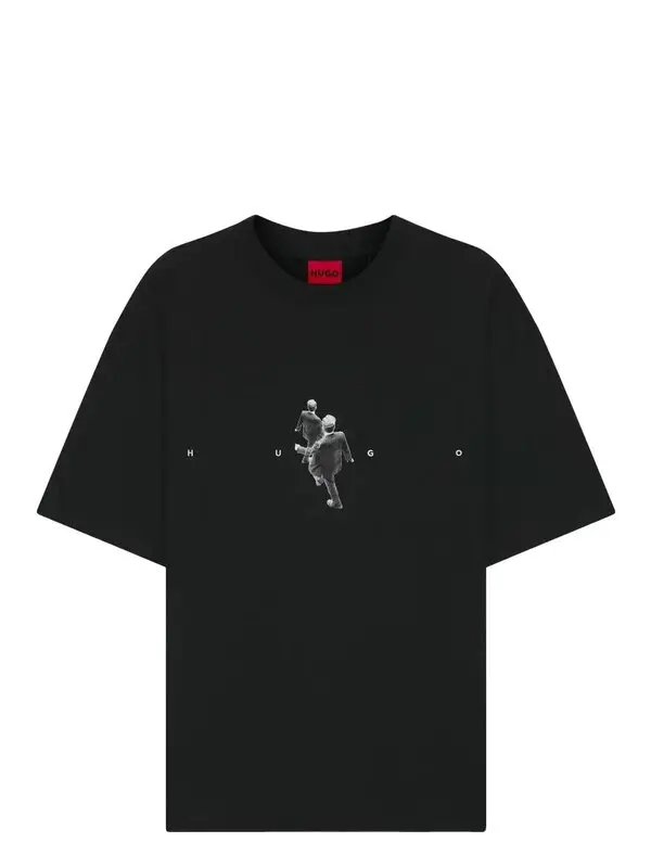 Hugo Graphic-print T-shirt - Black