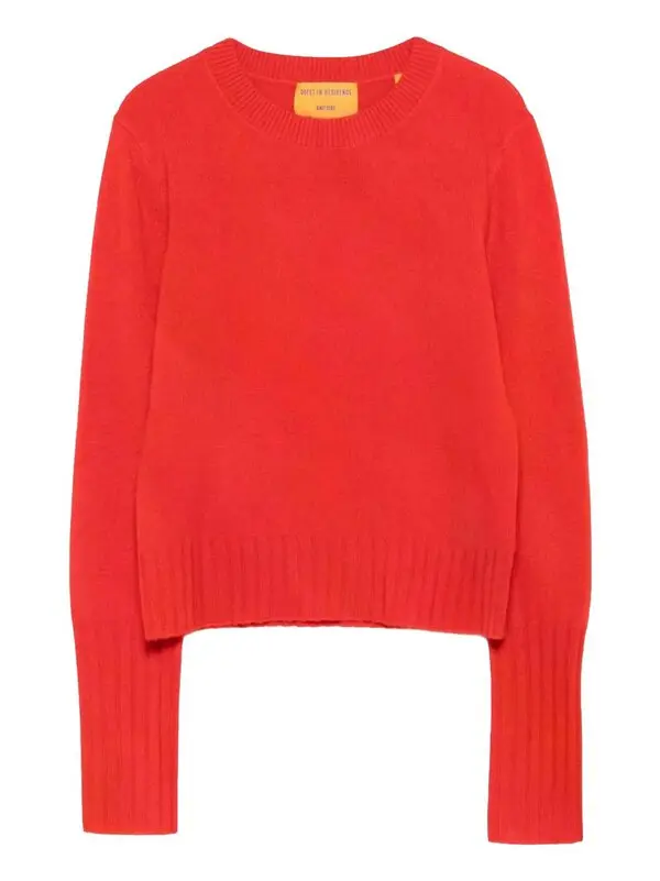 Guest In Residence Crew-neck Knit Sweater - Red