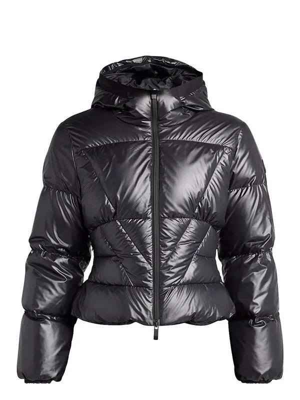 Moncler Wineck Hooded Down Puffer Jacket - Black