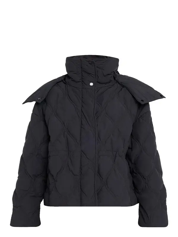 Canada Goose Alessia Quilted Short Down Jacket - Black