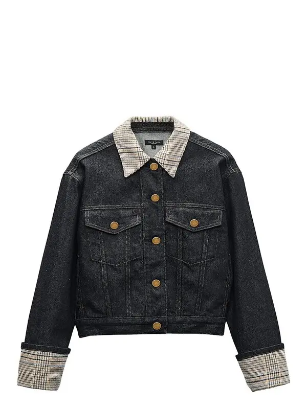 Rag & Bone Harriet Denim Trucker Jacket - Twilight C
