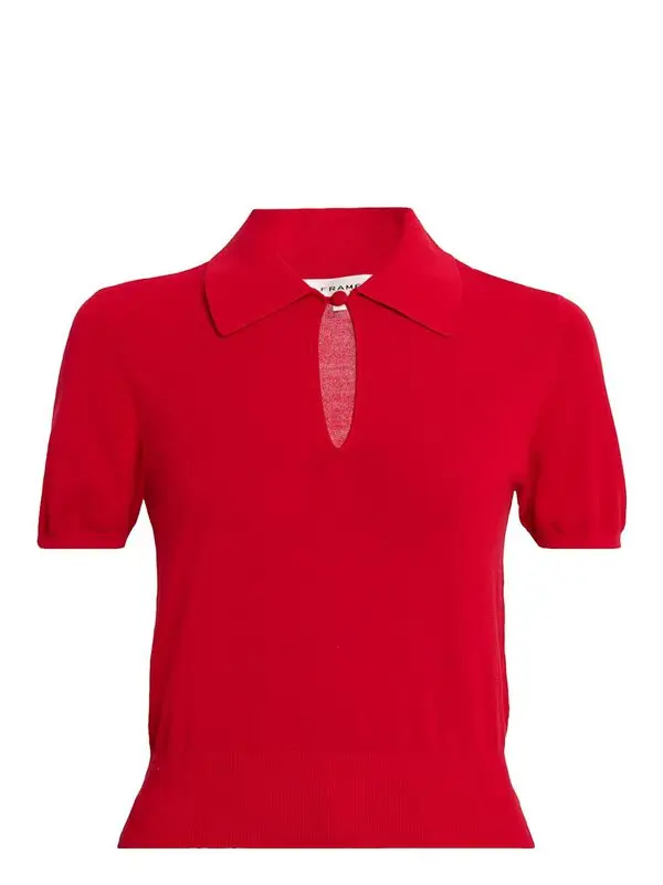 FRAME The Keyhole Polo - Bright Ras