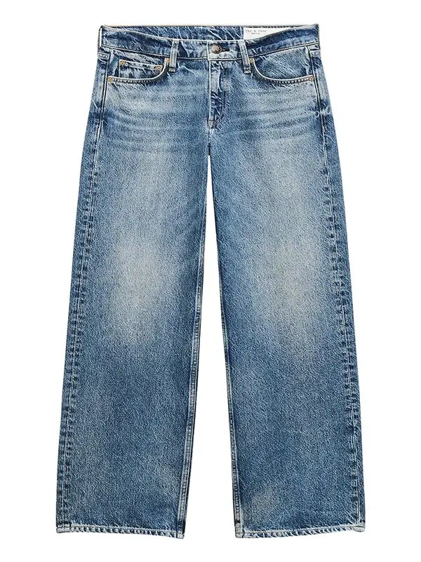 Rag & Bone Saige Low-rise Relaxed Jeans - Echo