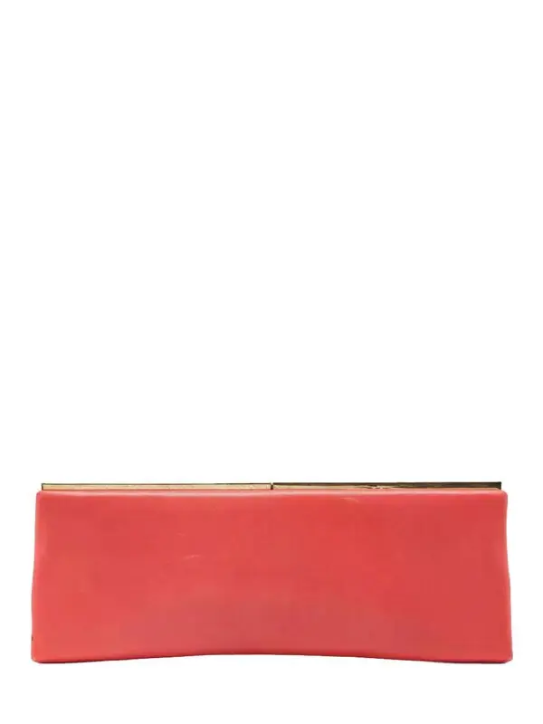 JIMMY CHOO Leather Clutch - Red