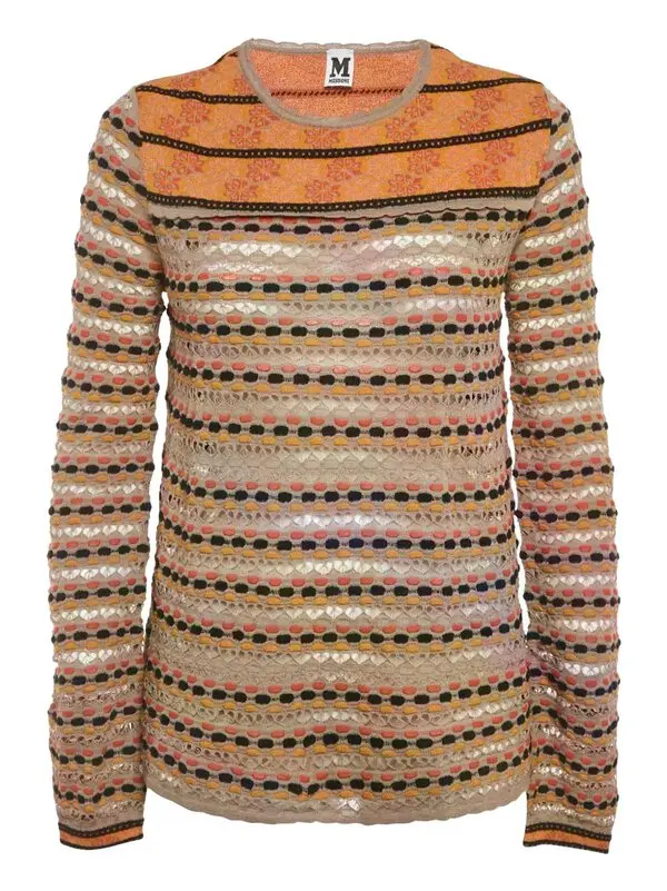 Missoni Patterned Knitted Top - Grey