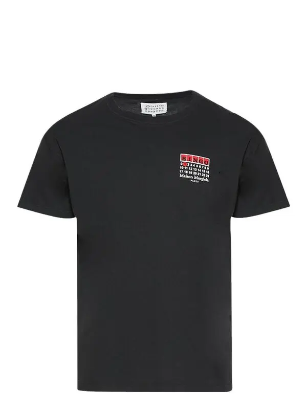 MAISON MARGIELA Bingo Graphic Tee Anthracite - Black