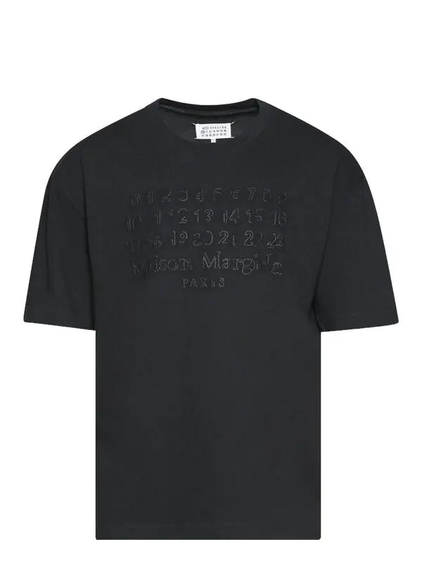 MAISON MARGIELA Short Sleeve Tee Anthracite - Blue