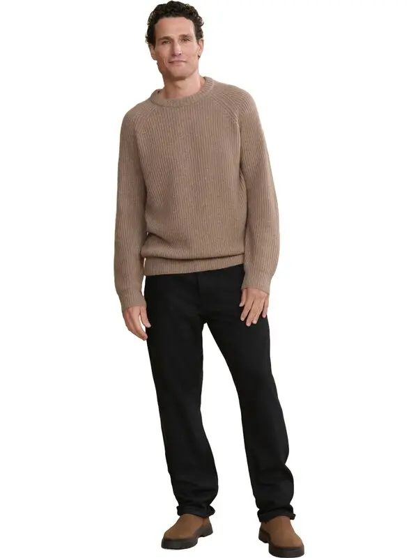 Jenni Kayne Cashmere Fisherman Sweater - Stone