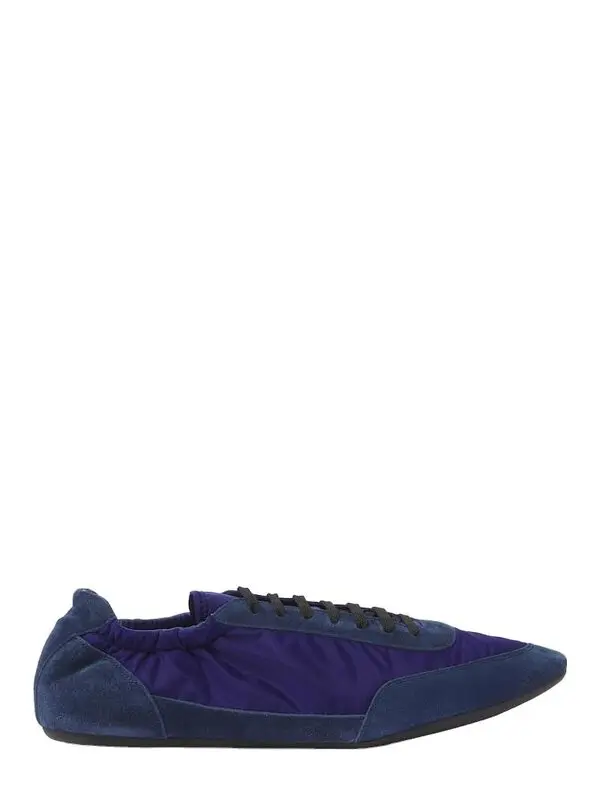 Prada Re-nylon And Suede Sneakers - Blue
