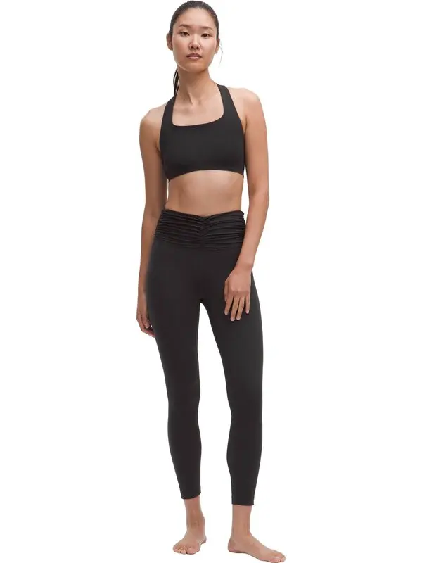 Lululemon Ruched-waist 25" Tight - Black