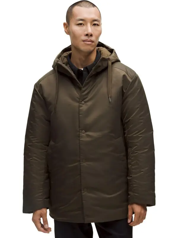 Lululemon Insulated Hooded Jacket - Olive Brown