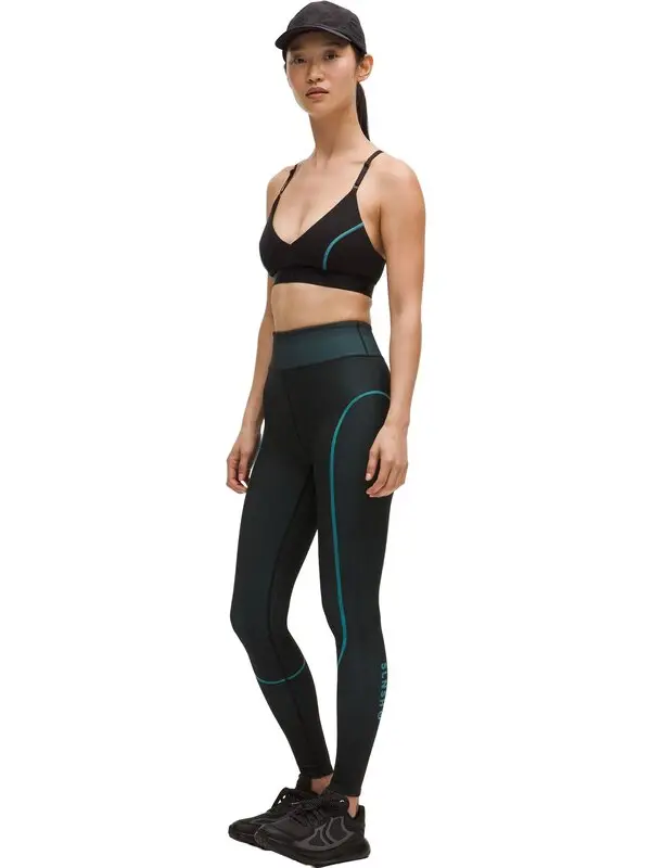 Lululemon Seamless High-rise Training Tight 28 - Black/crest