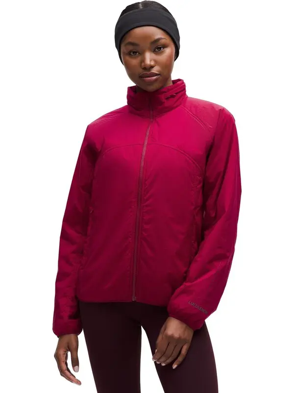 Lululemon Insulated Running Jacket - Berry Rumble