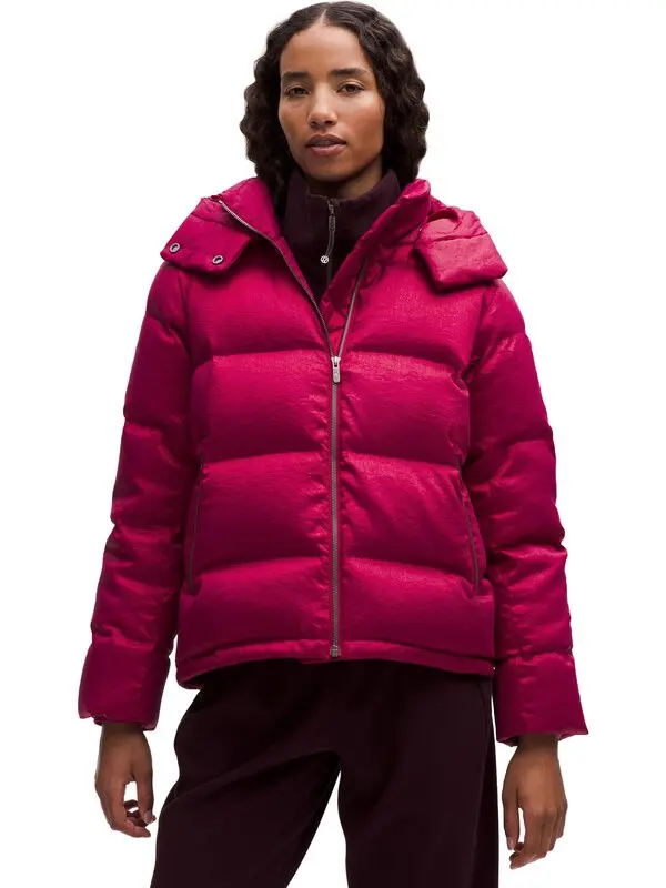 Lululemon Down-fill Jacket - Berry Rumble