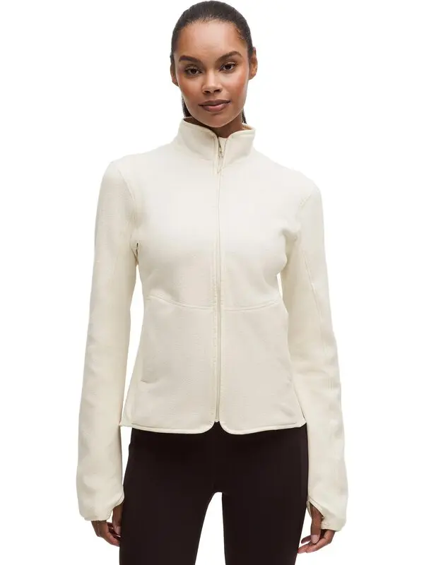 Lululemon Fleece Running Jacket - Light Ivory